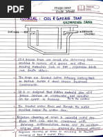 Design of Oil and Grease Traps Calculations | PDF