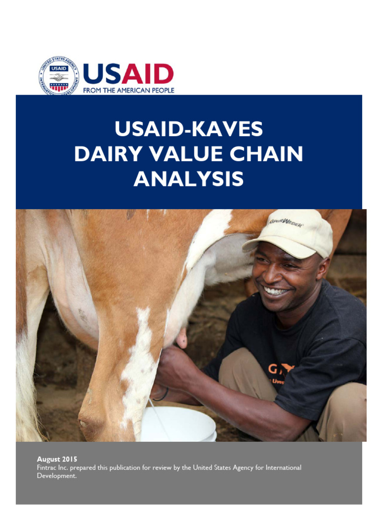 Dairy Value Chain Analysis | PDF | Dairy Farming | Milk