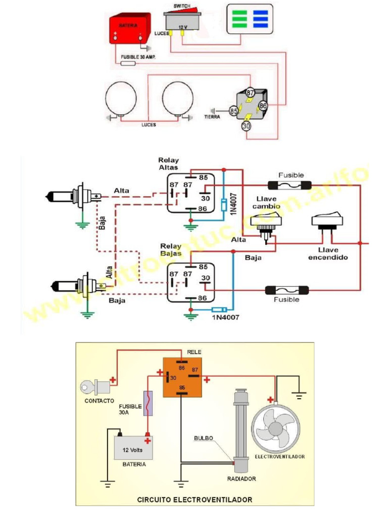 Planos de Relay VEHICULO | PDF