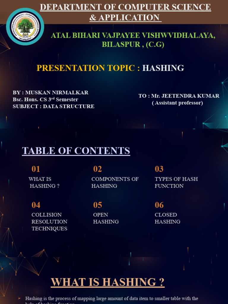 Ds Presentation | PDF | Data | Algorithms And Data Structures