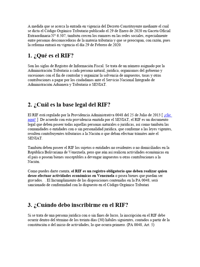 9 Claves Del Rif | PDF | Impuestos | Moneda