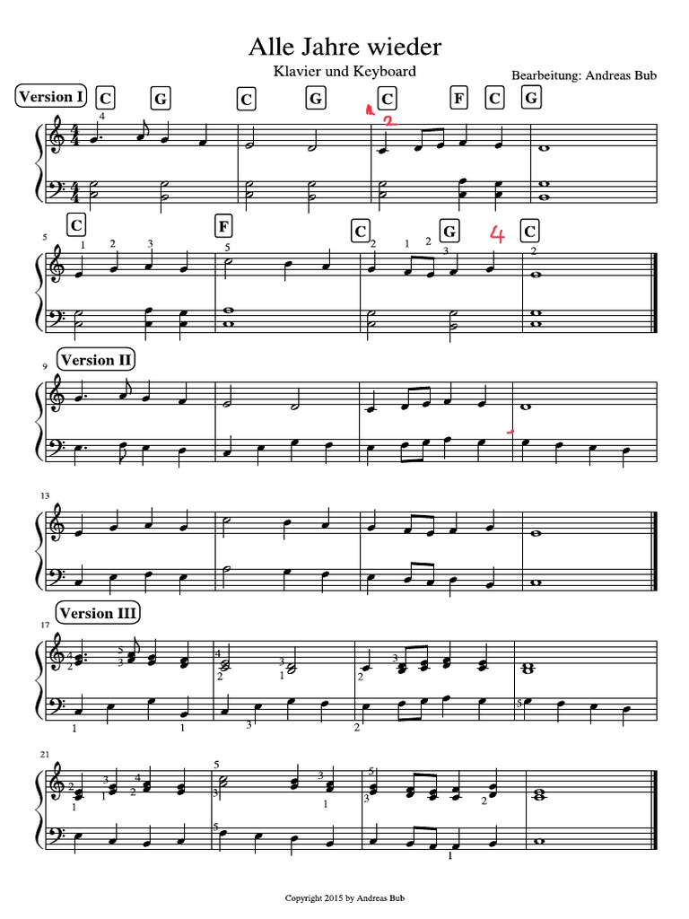 Alle Jahre Wieder | PDF