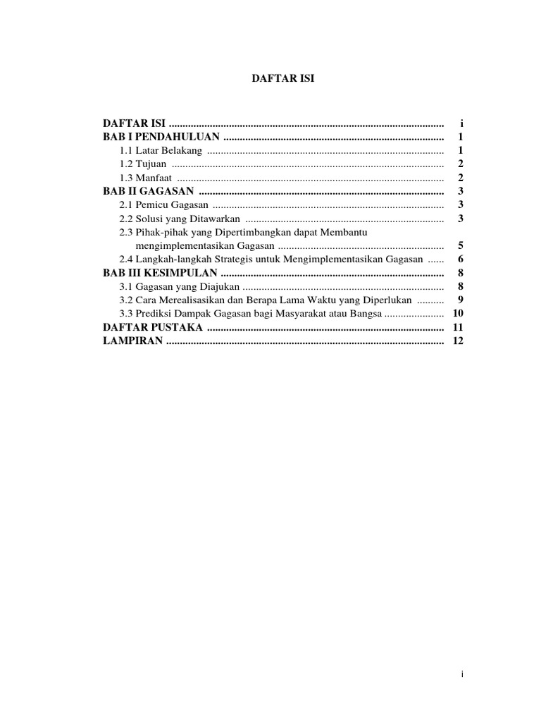 Contoh 2 PKM GFT | PDF