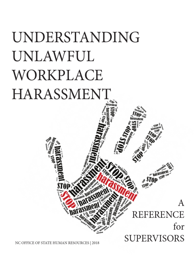 Unlawful - Workplace - Harassment - Supervisor - Brochure - Reference ...