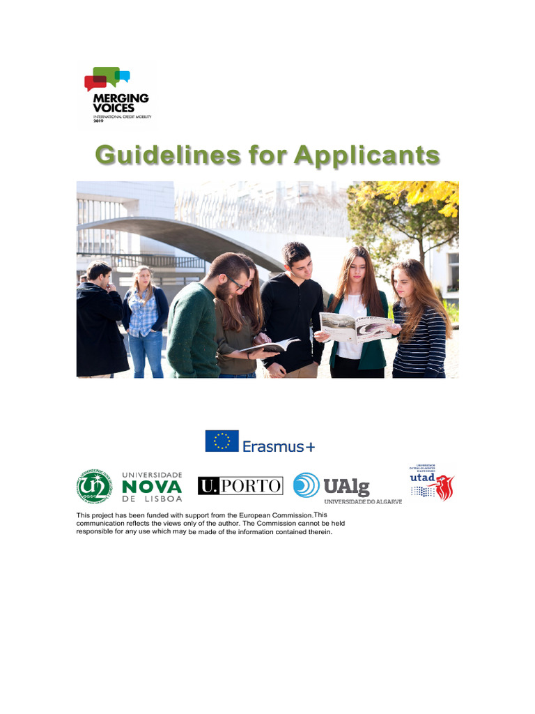 Guidelines For Applicants MV 2019 1st Call | PDF | Cost Of Living | Identity Document