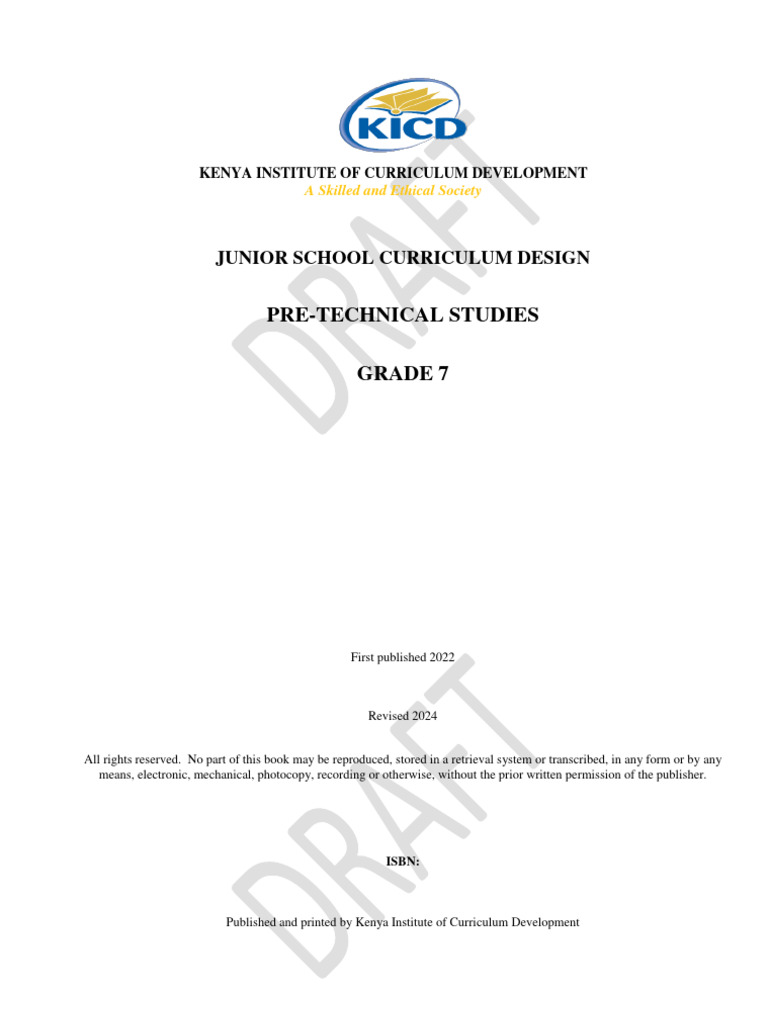 Grade.7.Pre Technical - Studies | PDF | Educational Technology | Learning