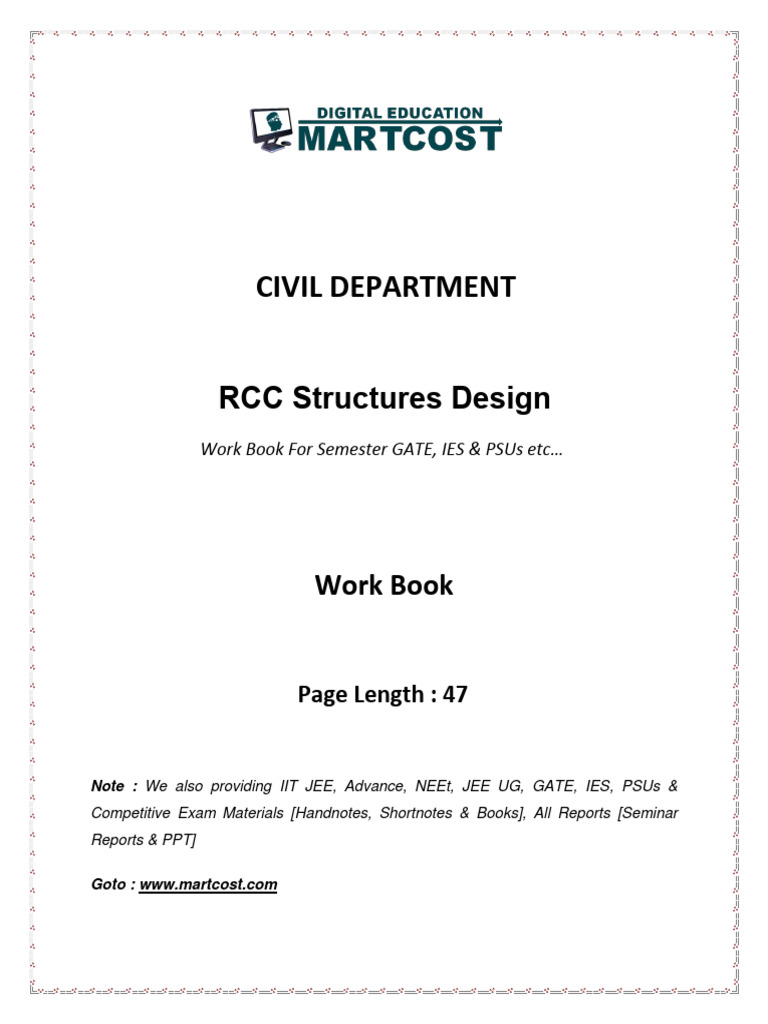 RCC Beam Design and Reinforcement Quiz | PDF | Beam (Structure) | Bending