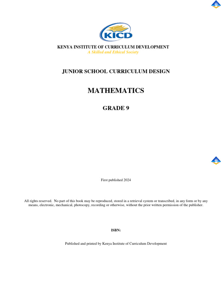 Grade 9 Mathematics | PDF | Area | Learning