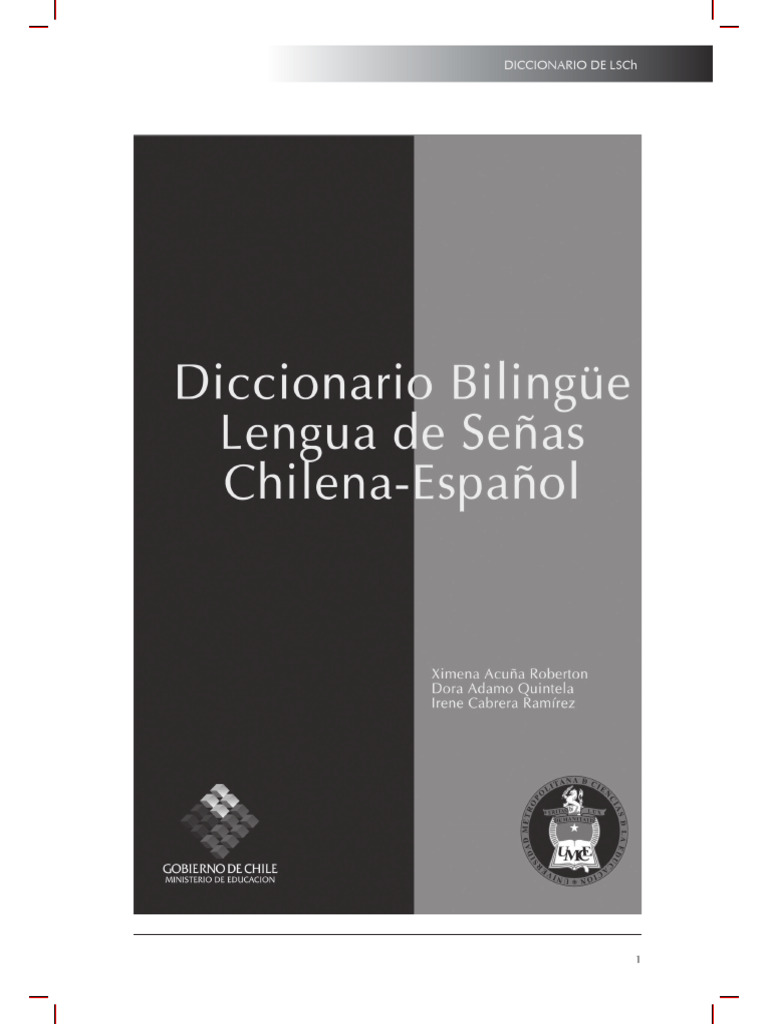 Chilean Sign Language - Diccionario Bilingüe Lengua de Señas Chilena ...
