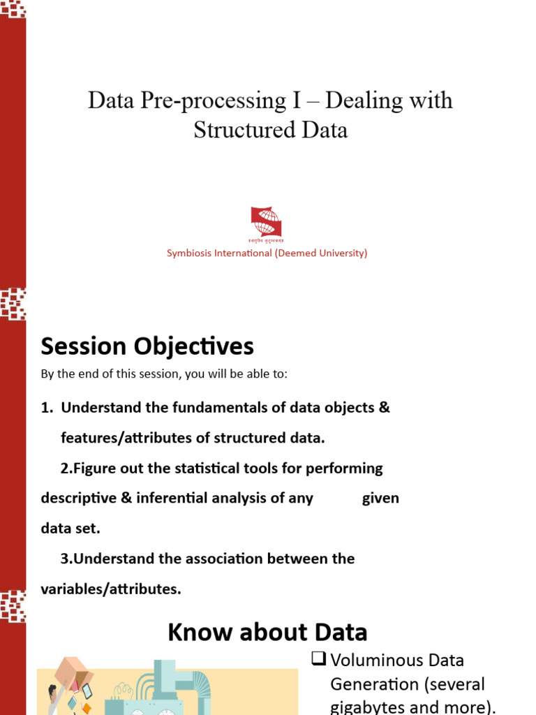 Data Preprocessing I Pdf Level Of Measurement Mean
