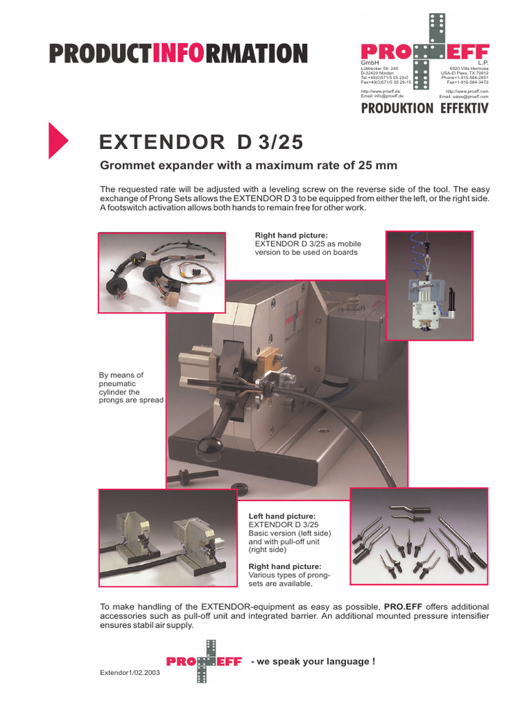 Pro Eff Expander Brochure Extendor - d3 - d4 | PDF