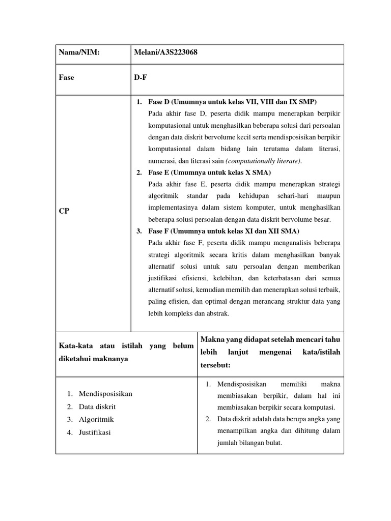 TOPIK II Eksplorasi Konsep LKM2-T2 | PDF