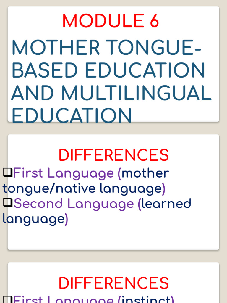 Module 6 | PDF | First Language | Cognition