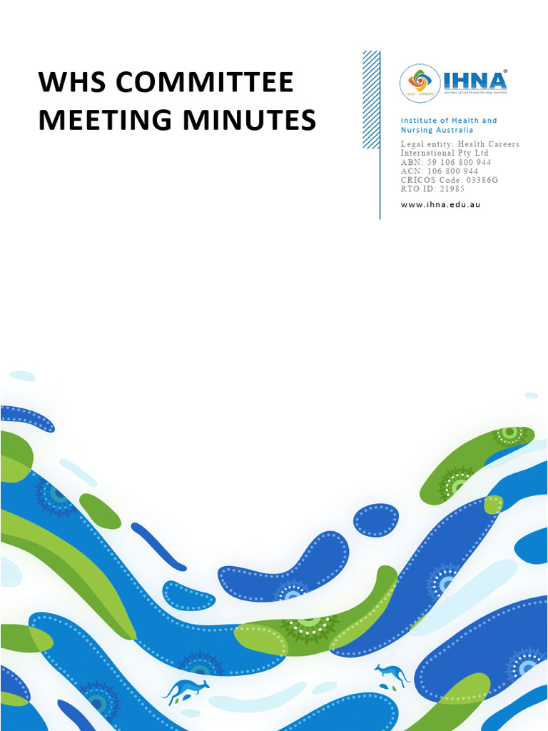 WHS Committee Meeting Minutes - June 2023 | PDF | Health Care