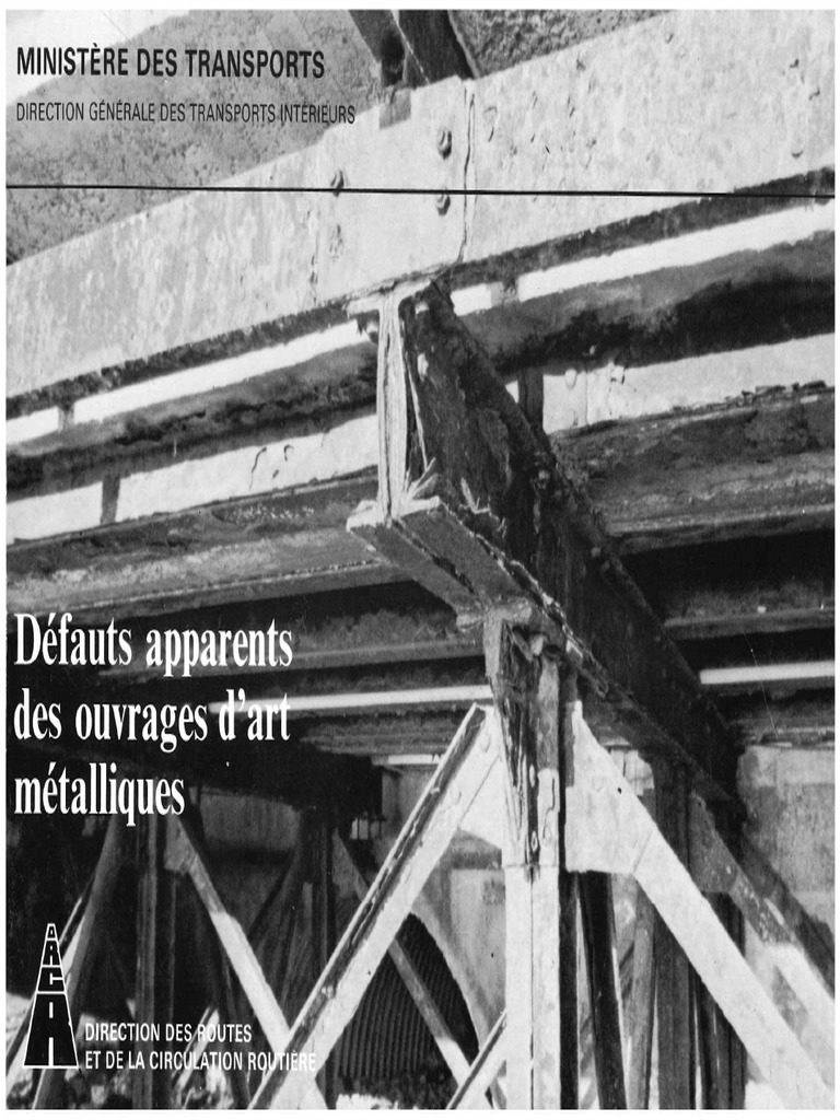 LCPC Setra 1981 Defauts Apparents Des Ouvrages Art Metalliques Cle711c12 | PDF