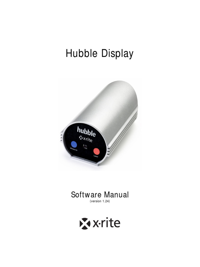 Hubble Display Software Manual V1.24 | PDF | Computing | Software