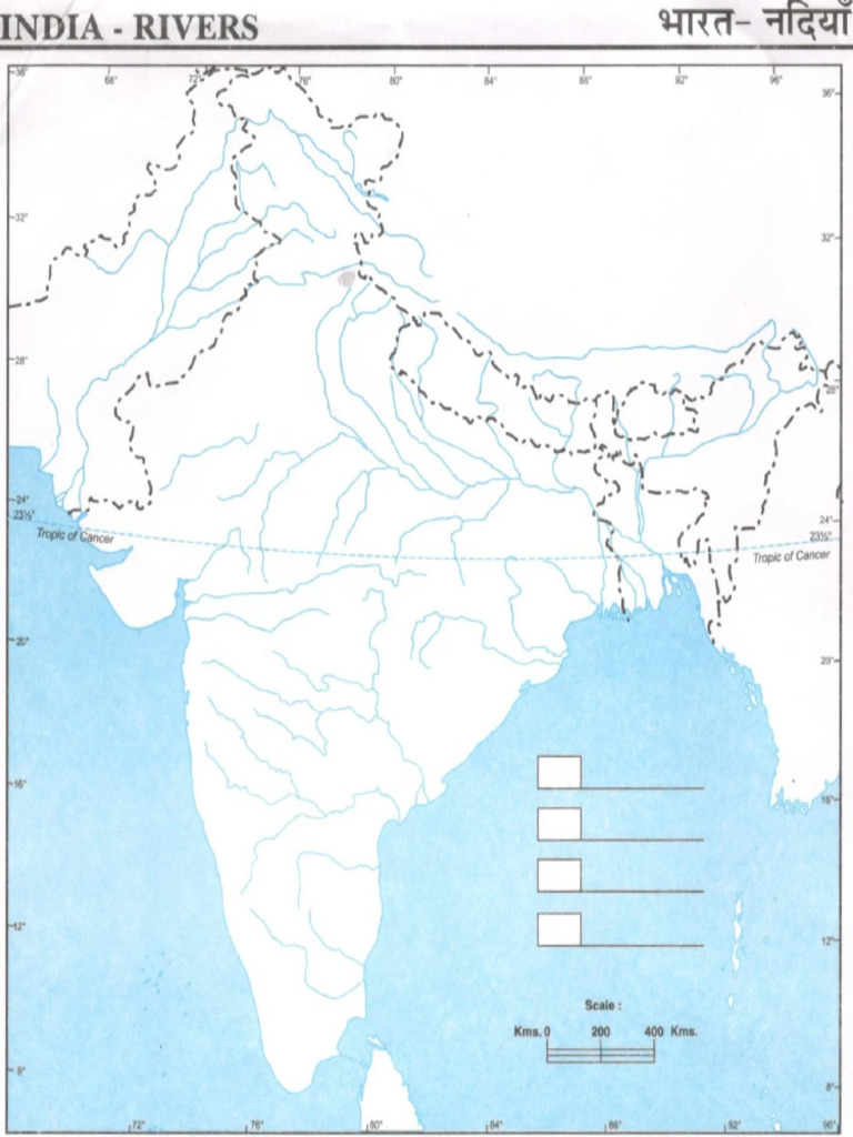 Indian Rivers Map Image AglaSem Schools | PDF