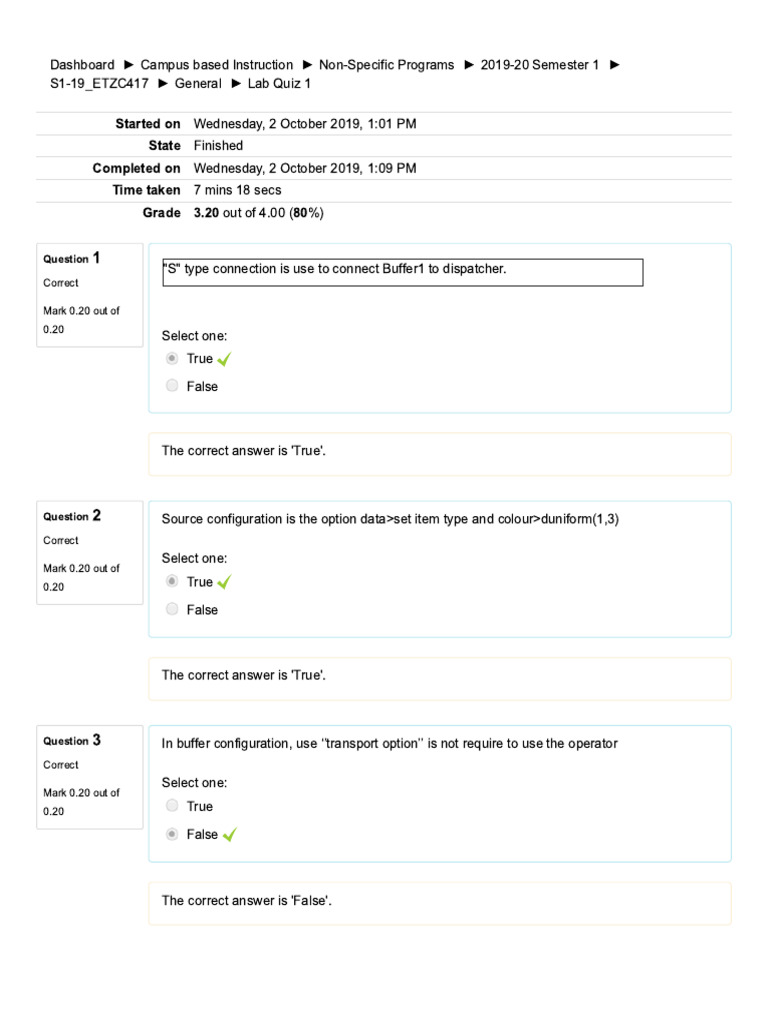 Lab Quiz 1-MEL | PDF