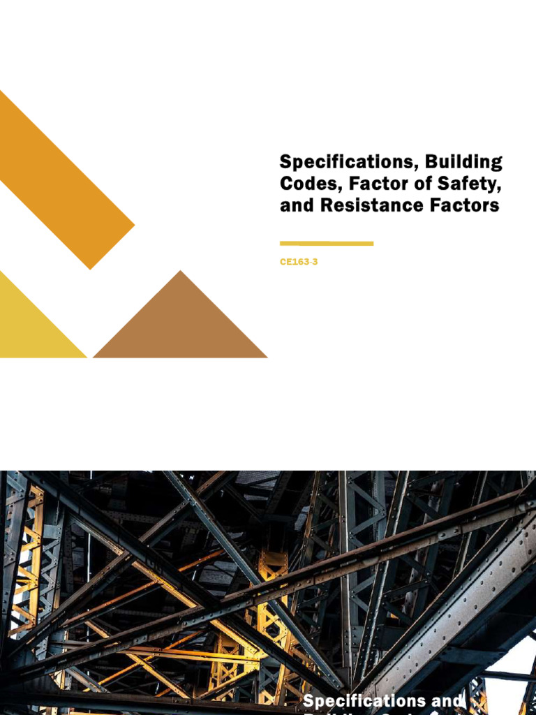 2 - Specs, Building Codes, FS, and Resistance Factors | PDF | Strength ...