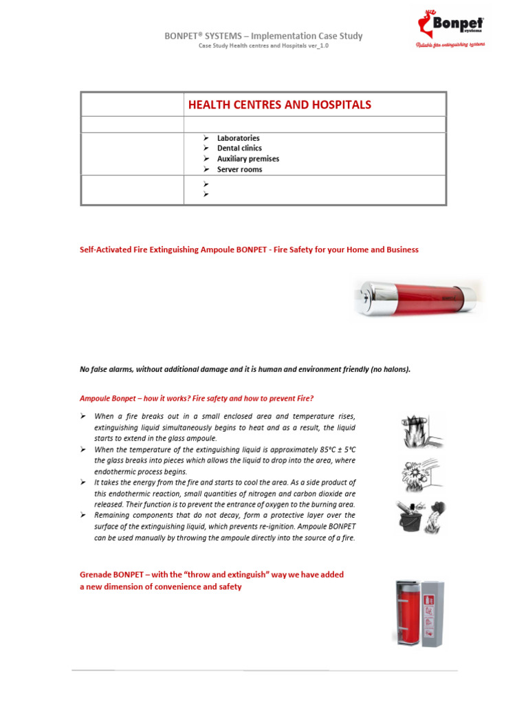 Case Study Health Centres and Hospitals Ver - 1.0 | PDF