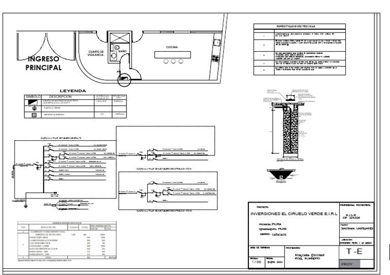 DIAGRAMA T | PDF | Energia electrica | Ingenieria Eléctrica