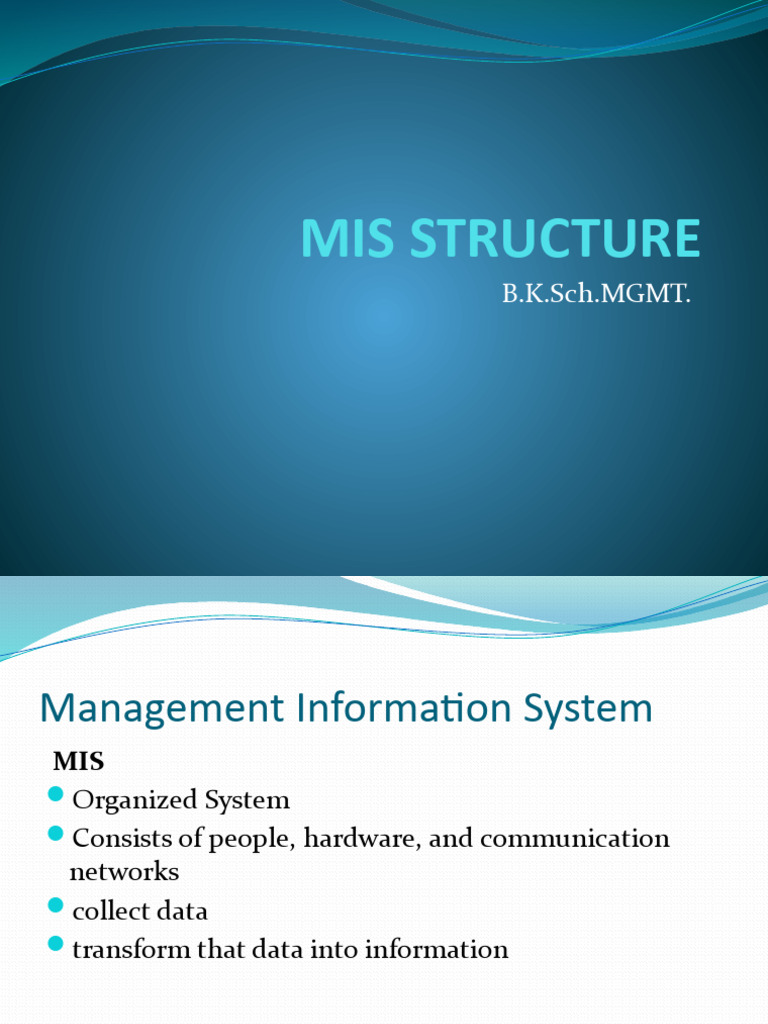 Mis Structure Ppts | PDF | Decision Support System | Computing