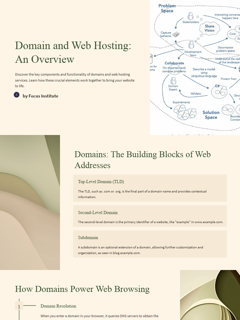 Lesson 4 Domain-and-Web-Hosting-An-Overview | PDF | Domain Name | World Wide Web