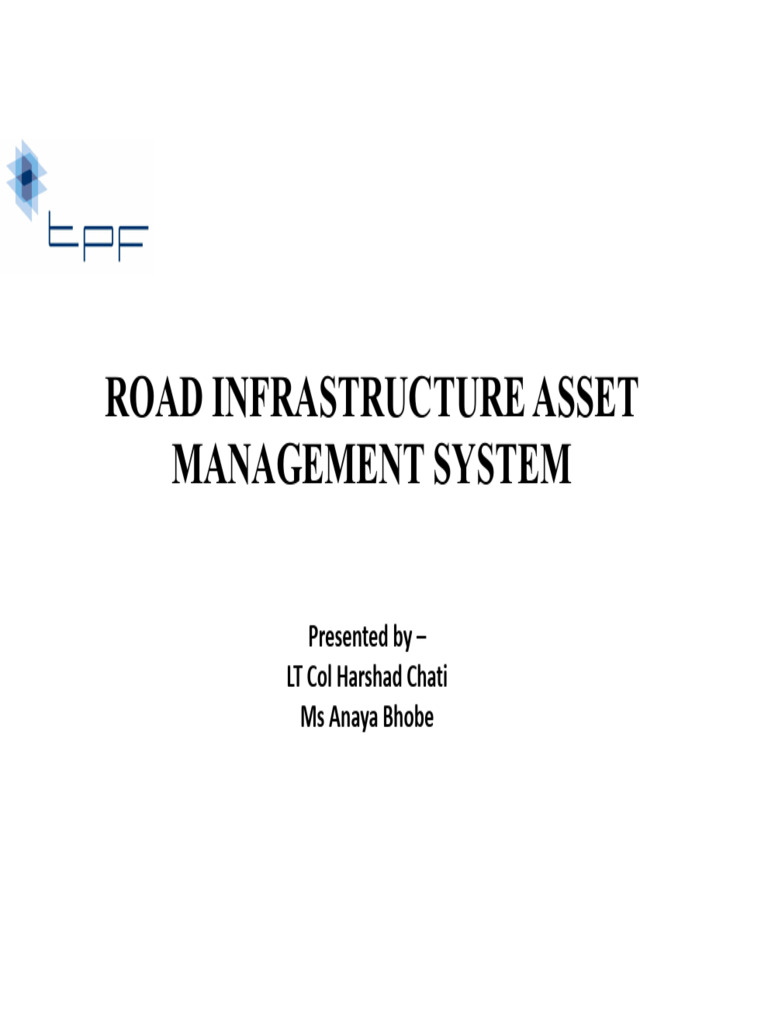 Road Infrastructure Asset Management | PDF | Road | Road Surface