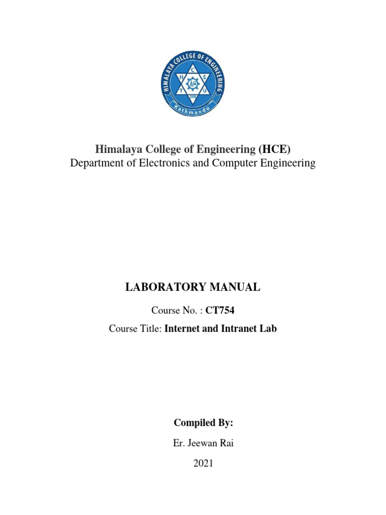 Lab Exercises Pdf Computer Network Apache Http Server