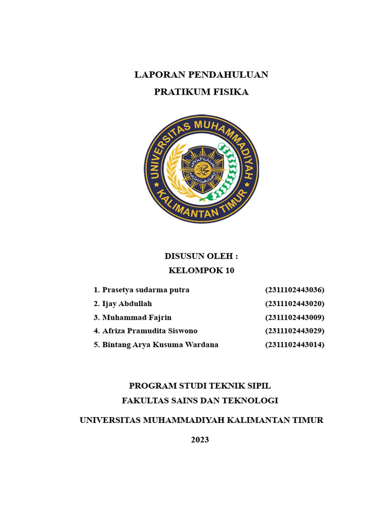 Laporan Praktikum Fisika | PDF | Komputer
