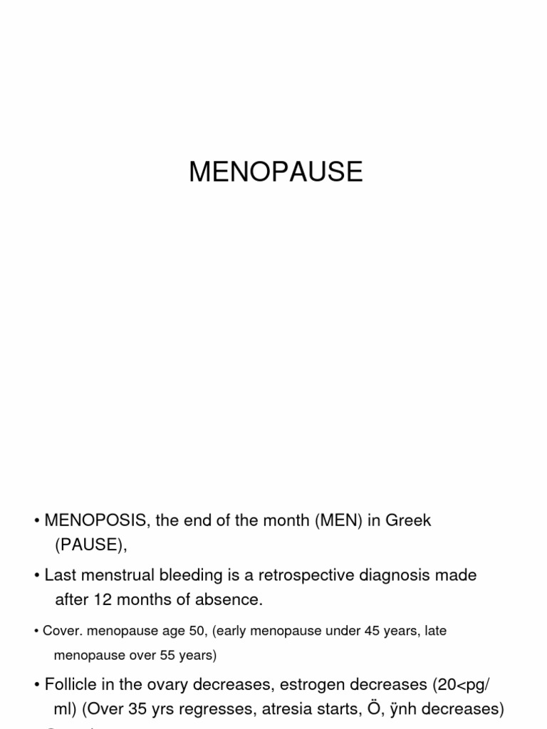 Menopause PDF | Download Free PDF | Osteoporosis | Menopause
