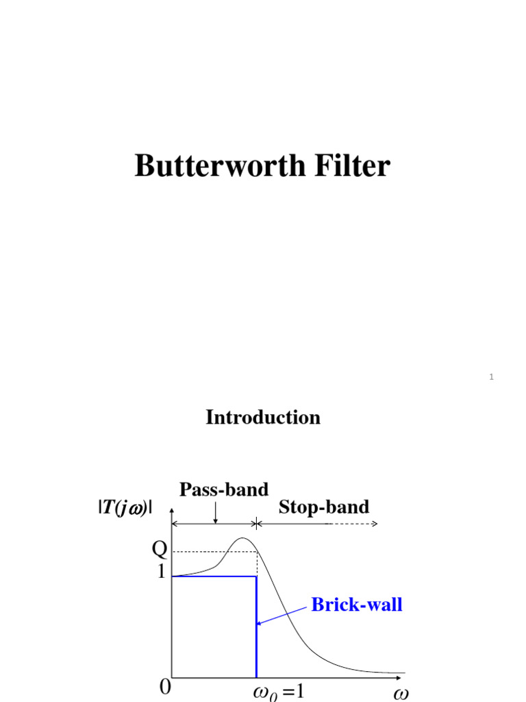 Lecture 9 - Butterworth 1 | PDF | Signal Processing | Electronics