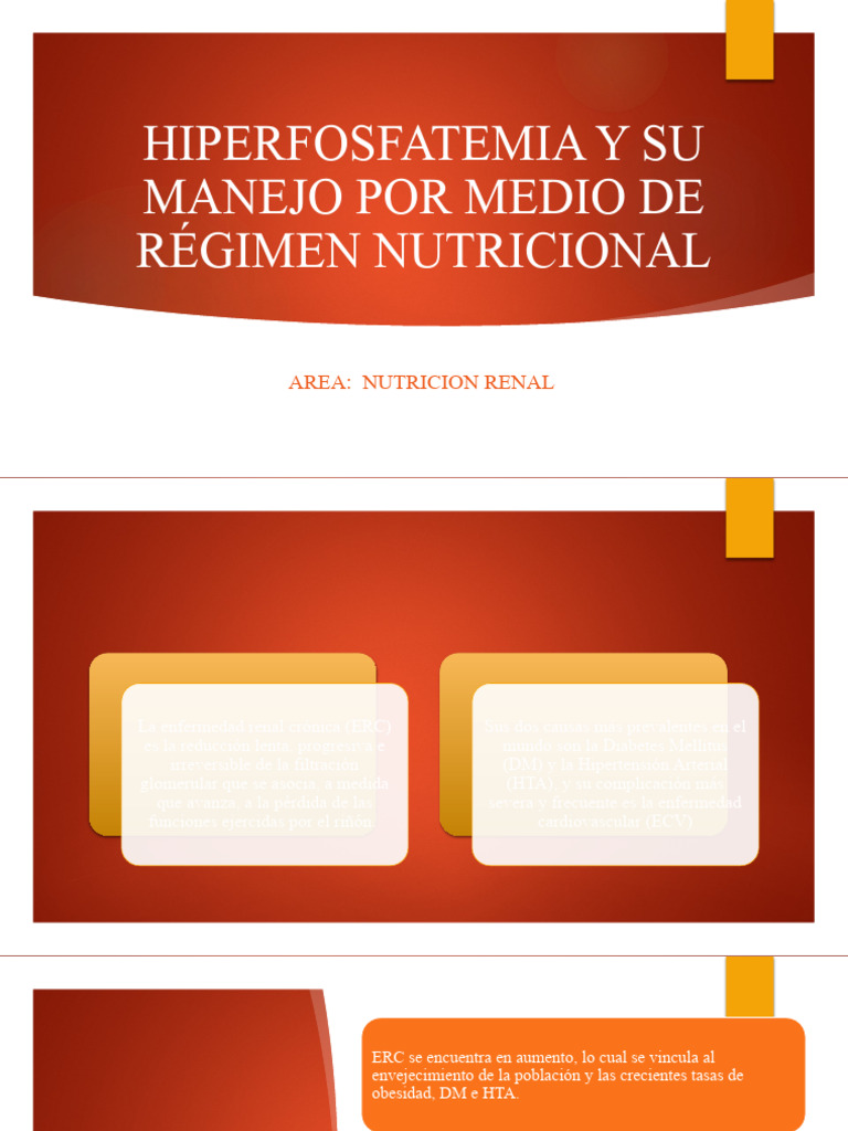 Hiperfosfatemia y Su Manejo Por Medio de Régimen | PDF | Calcio ...