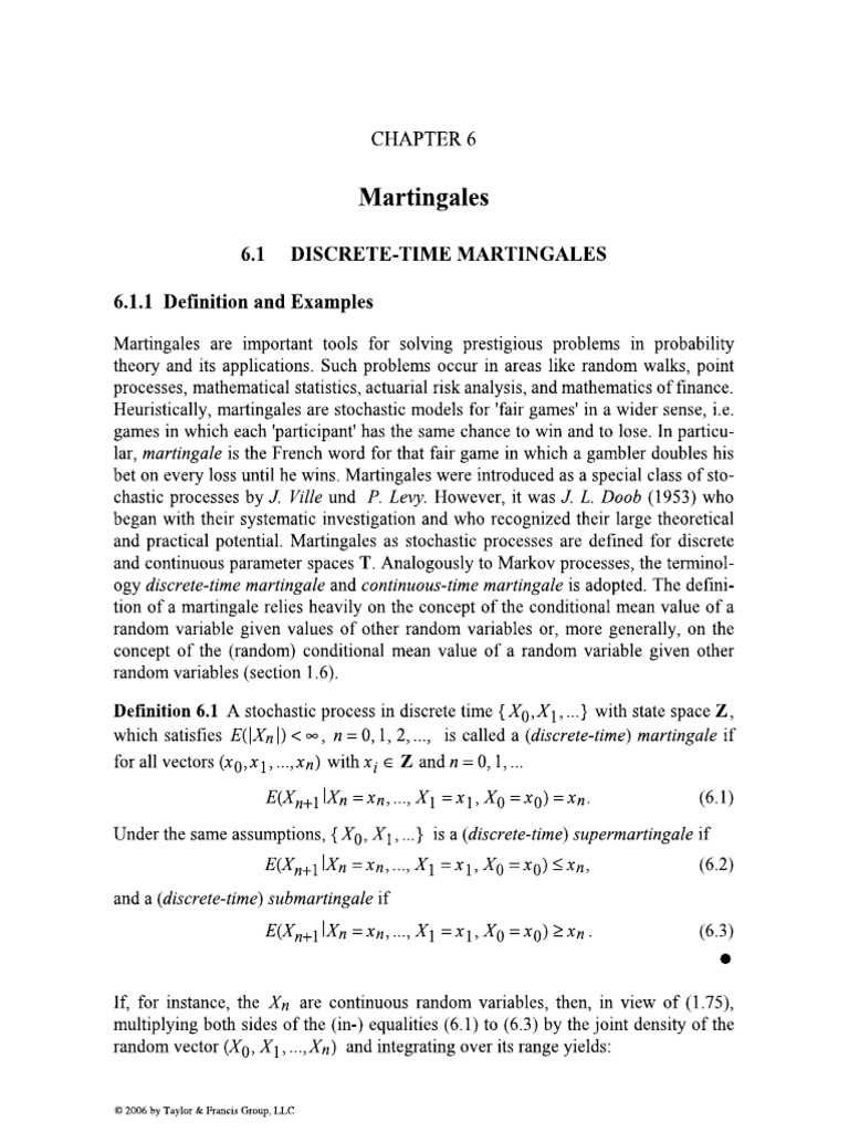 Martingale | PDF