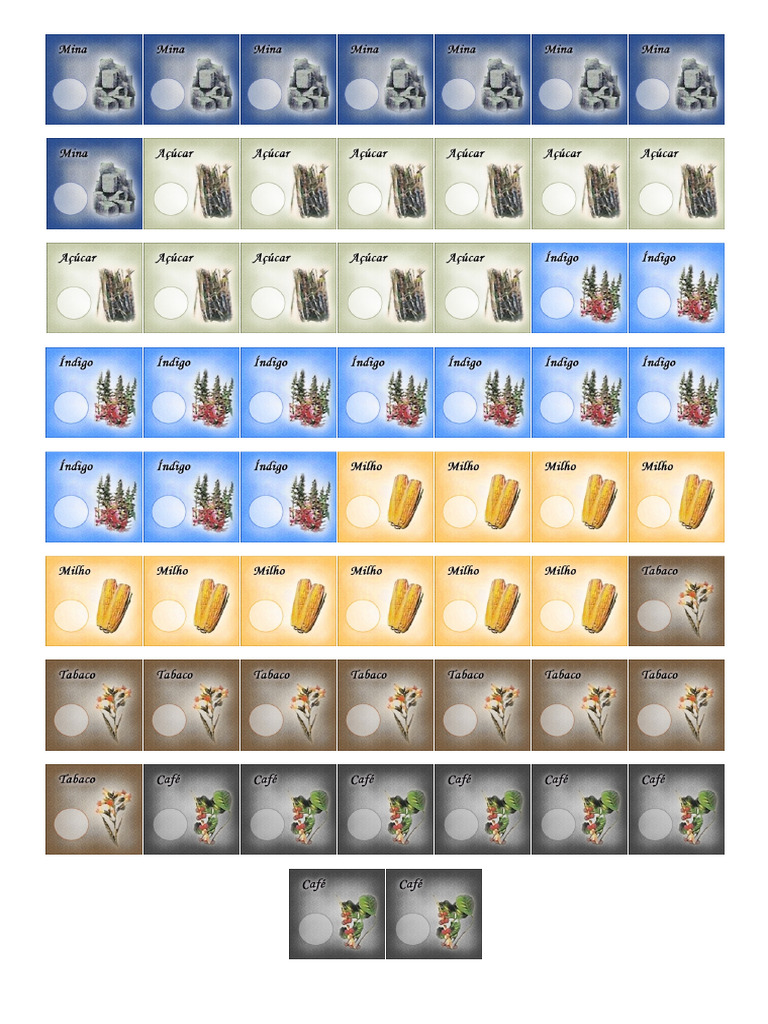 Tokens - Fichas de Campo MODELO II | PDF