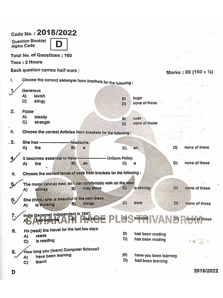 PYQ 22-11-2023 | PDF