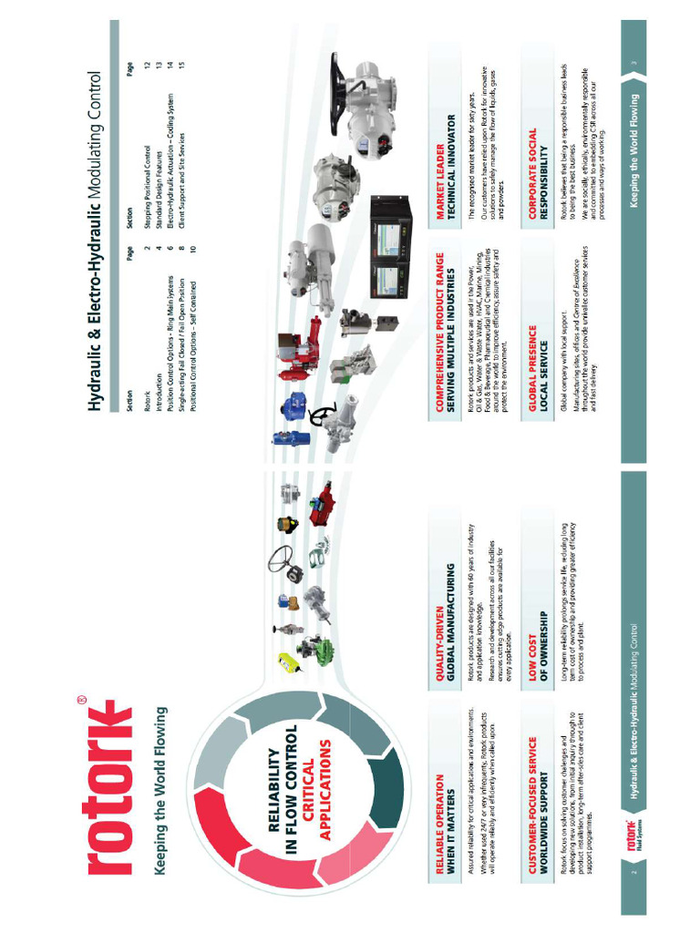 Rotork Datasheet | PDF