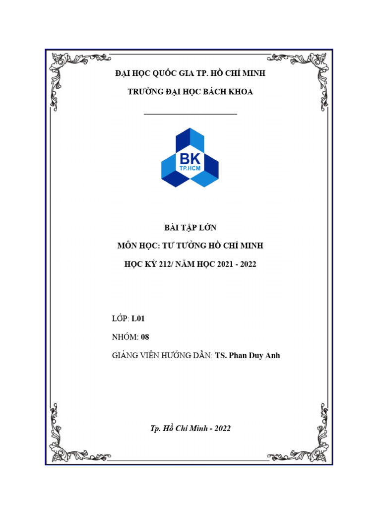 L P L01 Nhóm 08 BTL | PDF