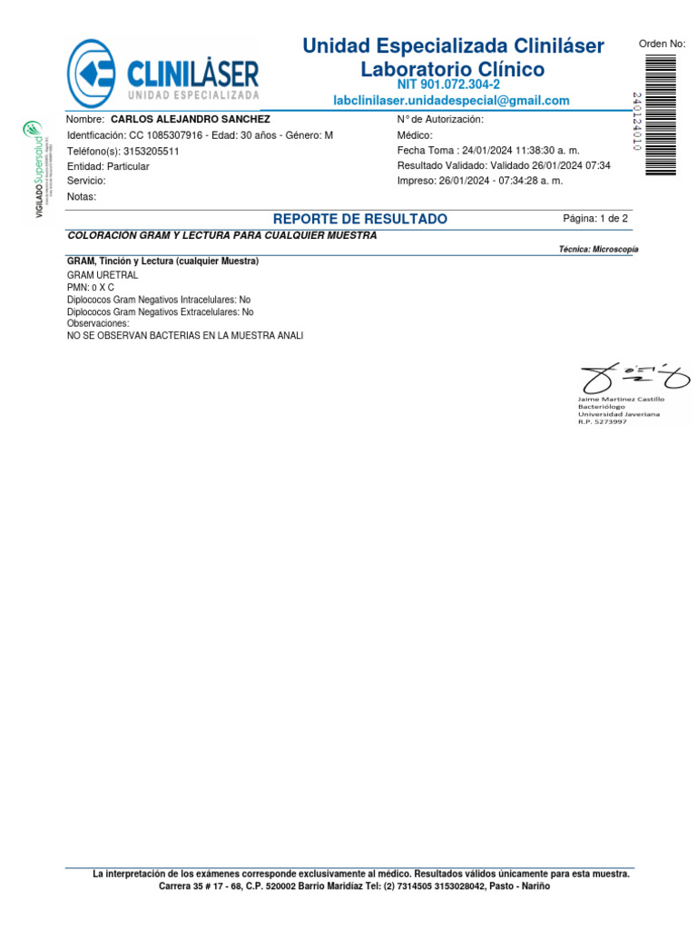 Carlos Alejandro Sanchez | PDF | Biología Celular | Biología