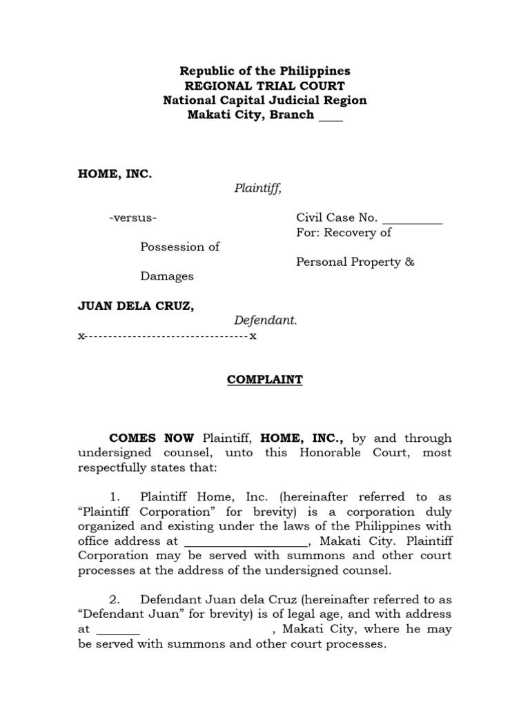 Complaints | PDF | Legal Remedy | Lawsuit