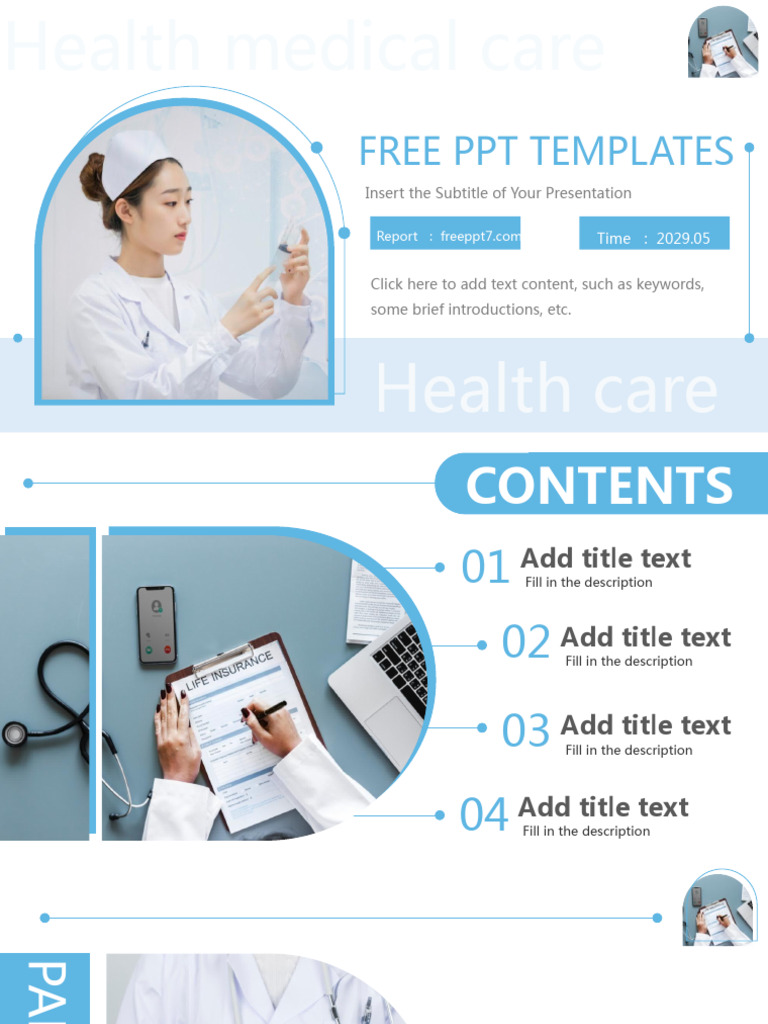 Free Health Care PPT Templates | PDF