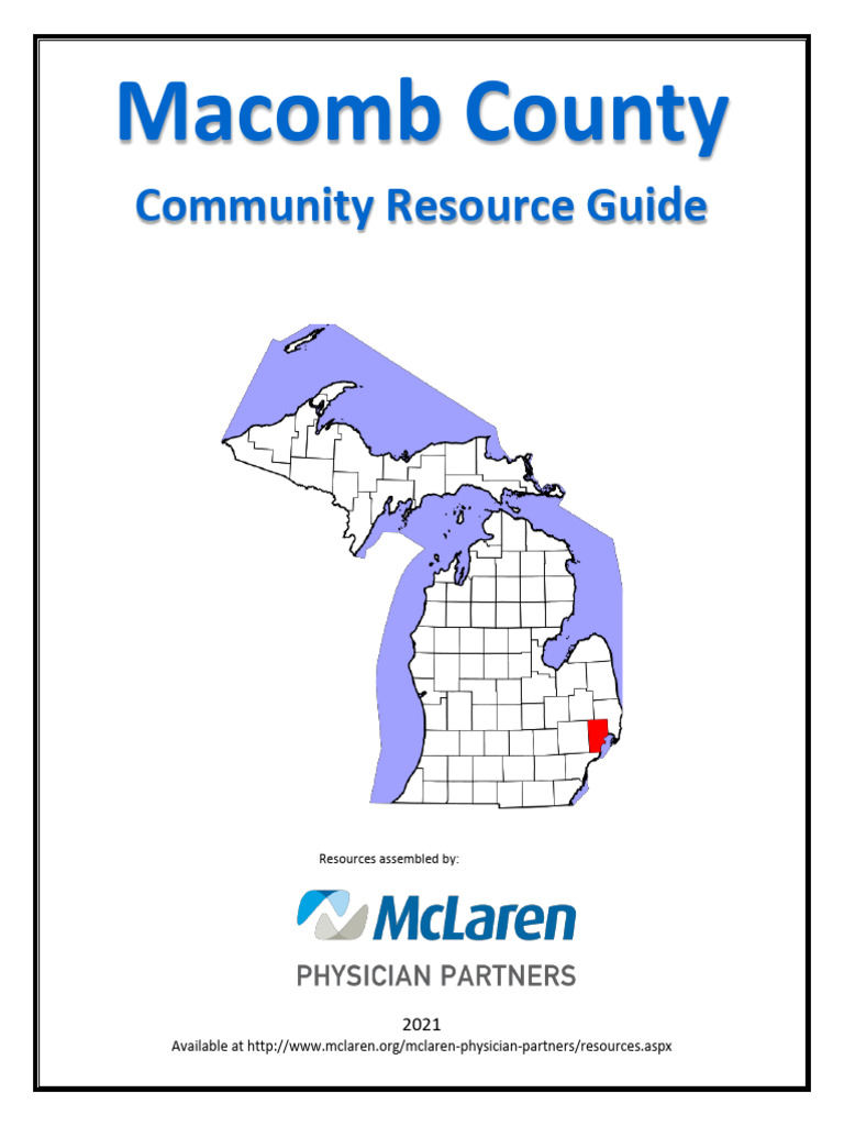 Macomb County Resource Guide 2021 | PDF | Prescription Drugs | Health Care