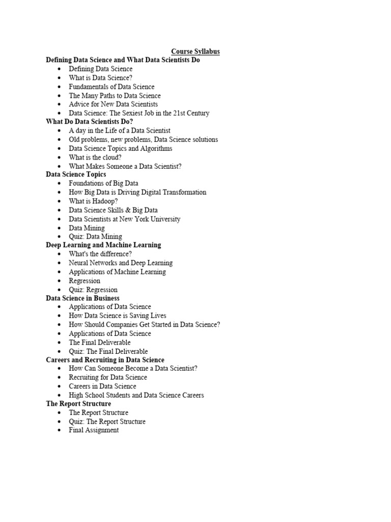 Data Science | PDF | Data Science | Data