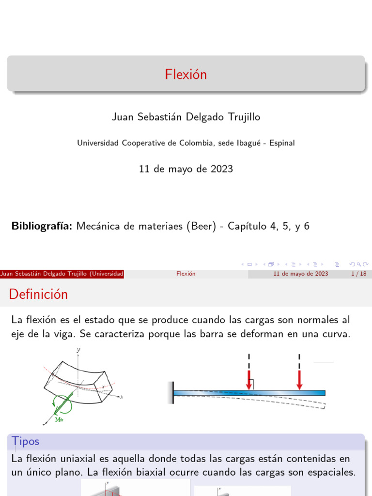 Flexion | PDF | Doblar | Viga (Estructura)