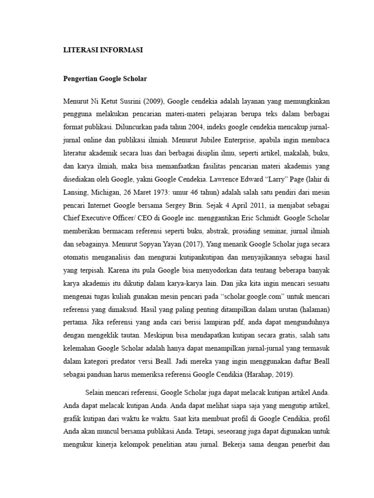 Literasi Informasi | PDF