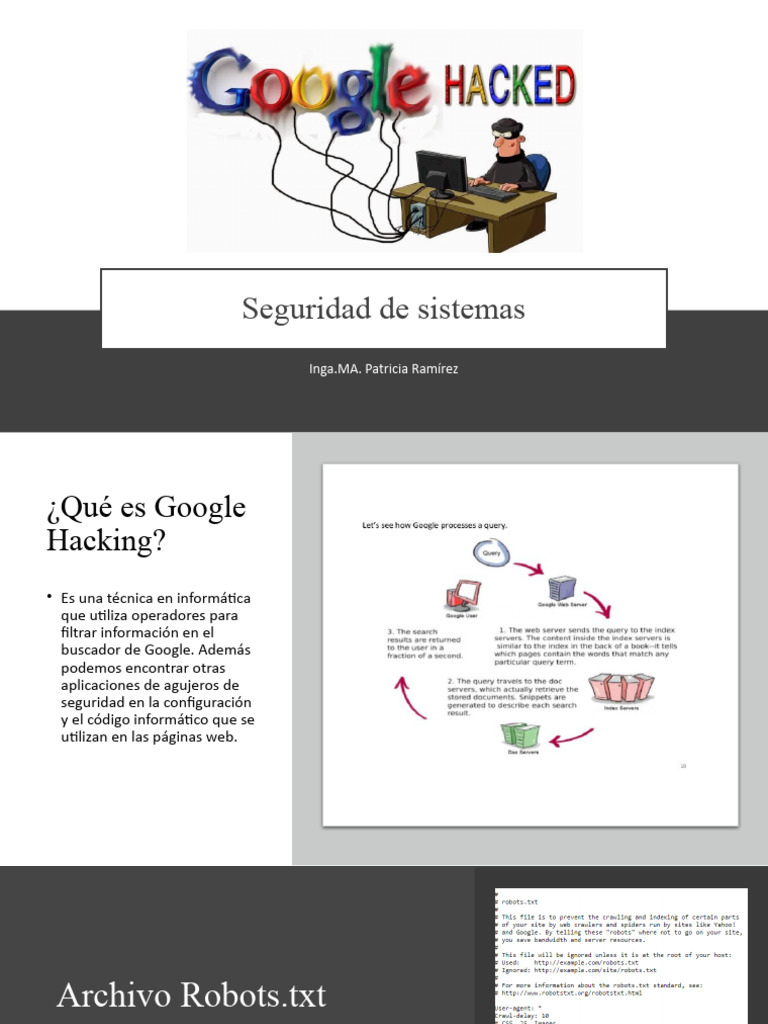 Google Hacking | PDF | Red mundial | Internet y web