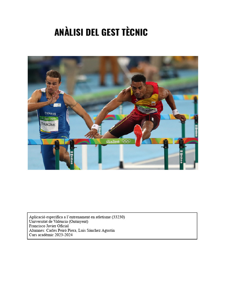 Anàlisi D Un Gest Tècnic | PDF