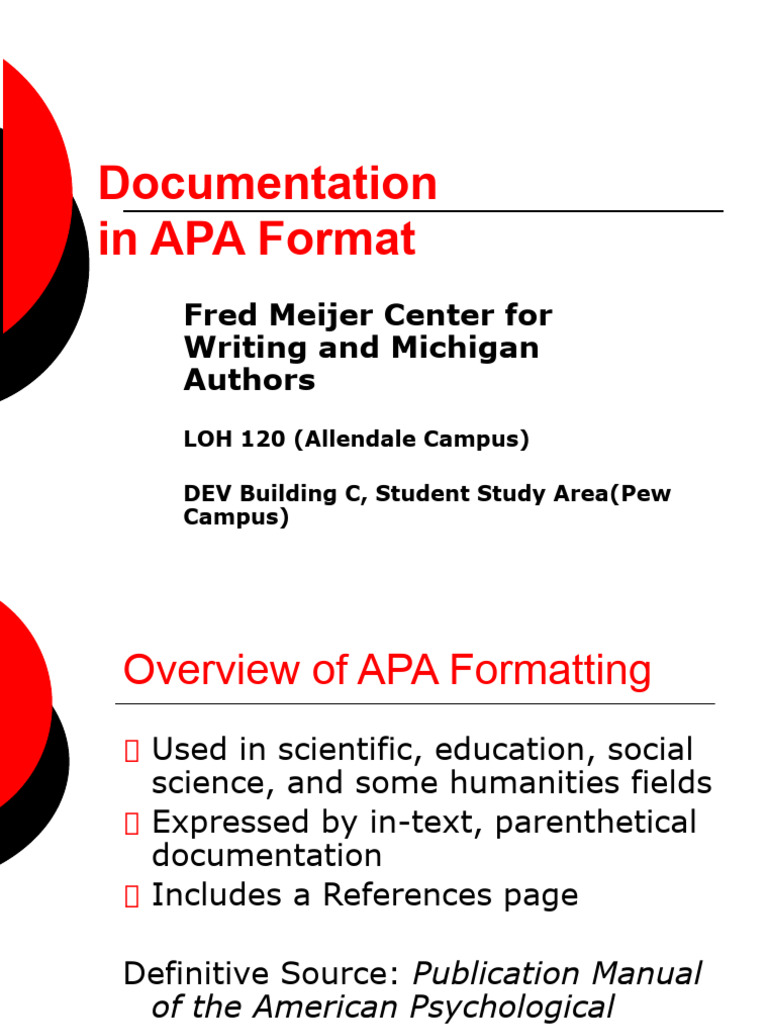 Apa Web Powerpoint | PDF | Citation | Apa Style