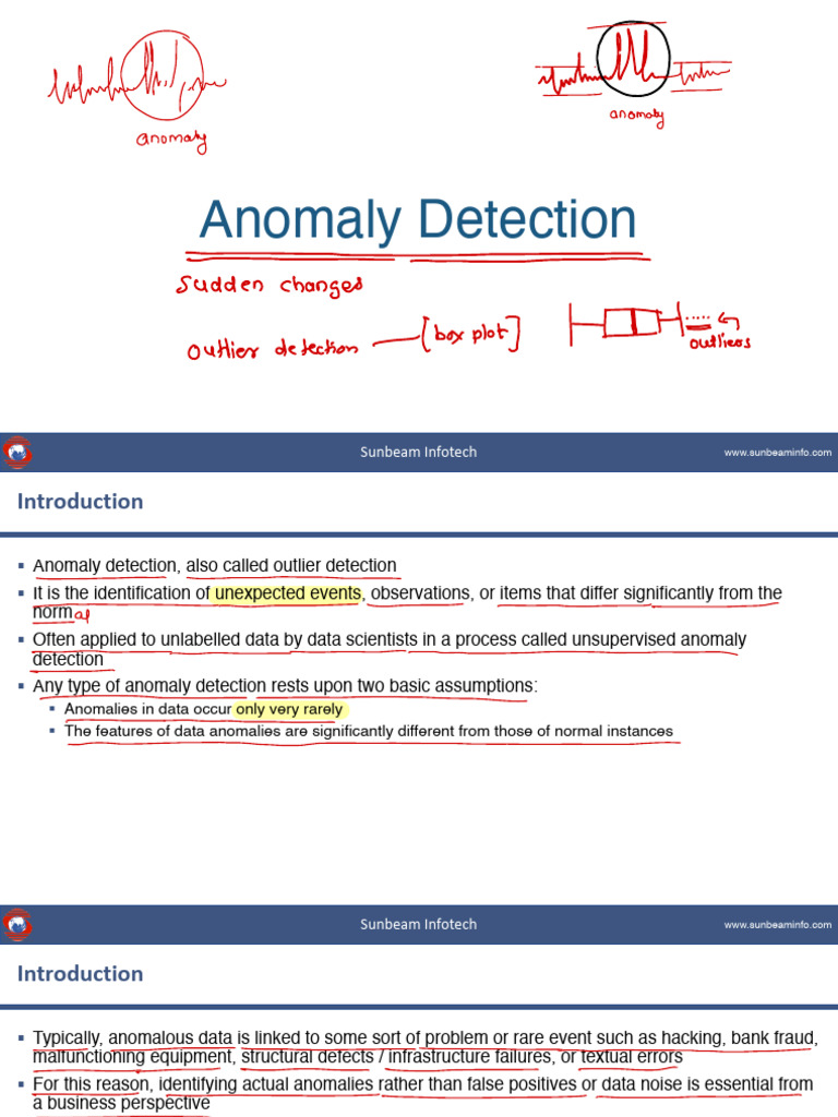 10.anomaly Detection | PDF | Cluster Analysis | Outlier 10.anomaly Detection | PDF | Cluster Analysis | Outlier