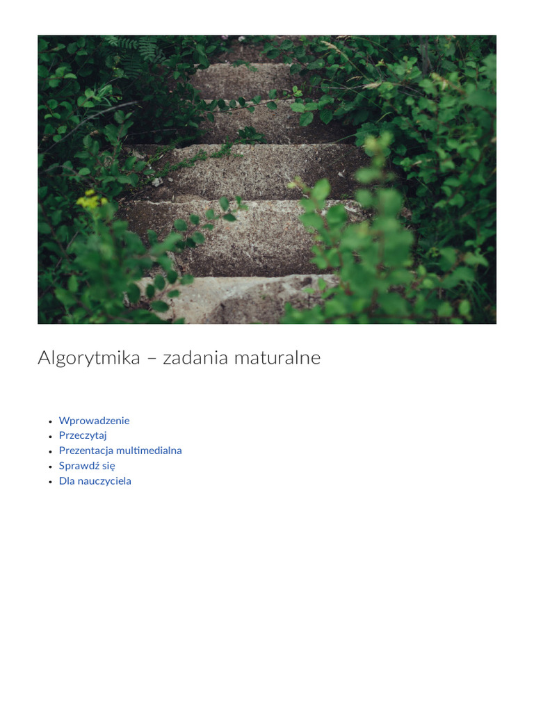 Algorytmika_zadania_maturalne | PDF
